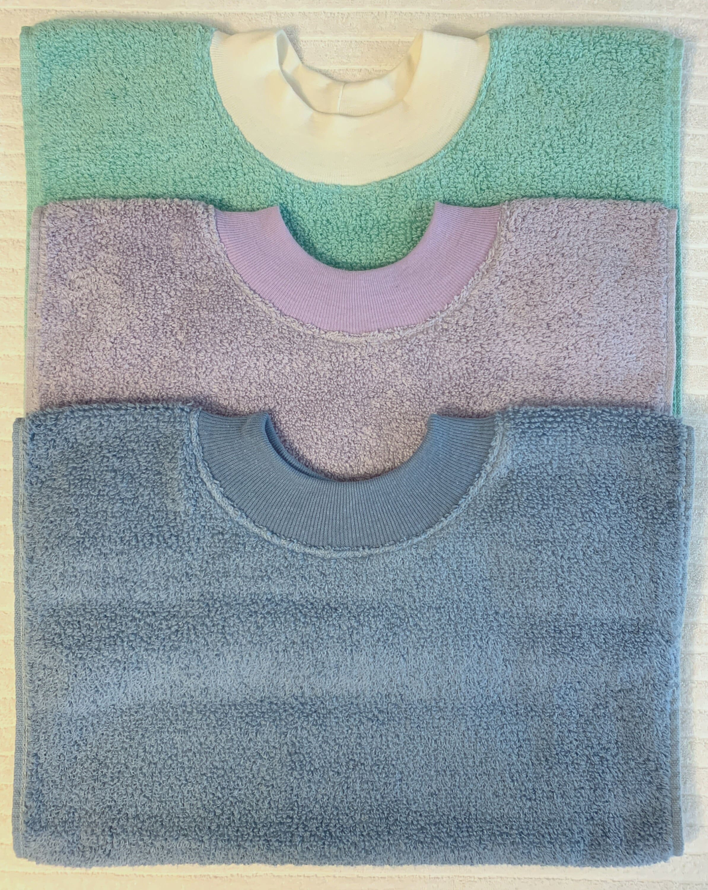 Adult Towel Bib - Super Absorbent (light Colors) - Terrycloth PULLOVER ...