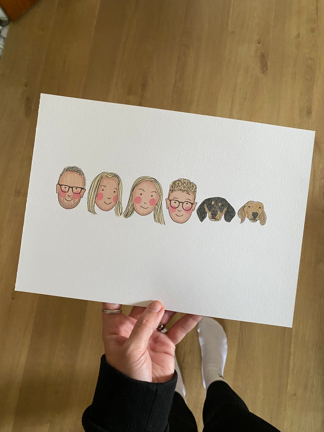 Personalised A4 Fathers Day, Birthday, Engagement, Wedding, Custom ...