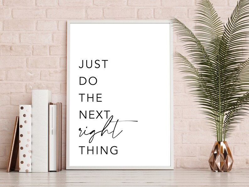Do the Next Right Thing Print Frozen 2 Print Just Do the - Etsy