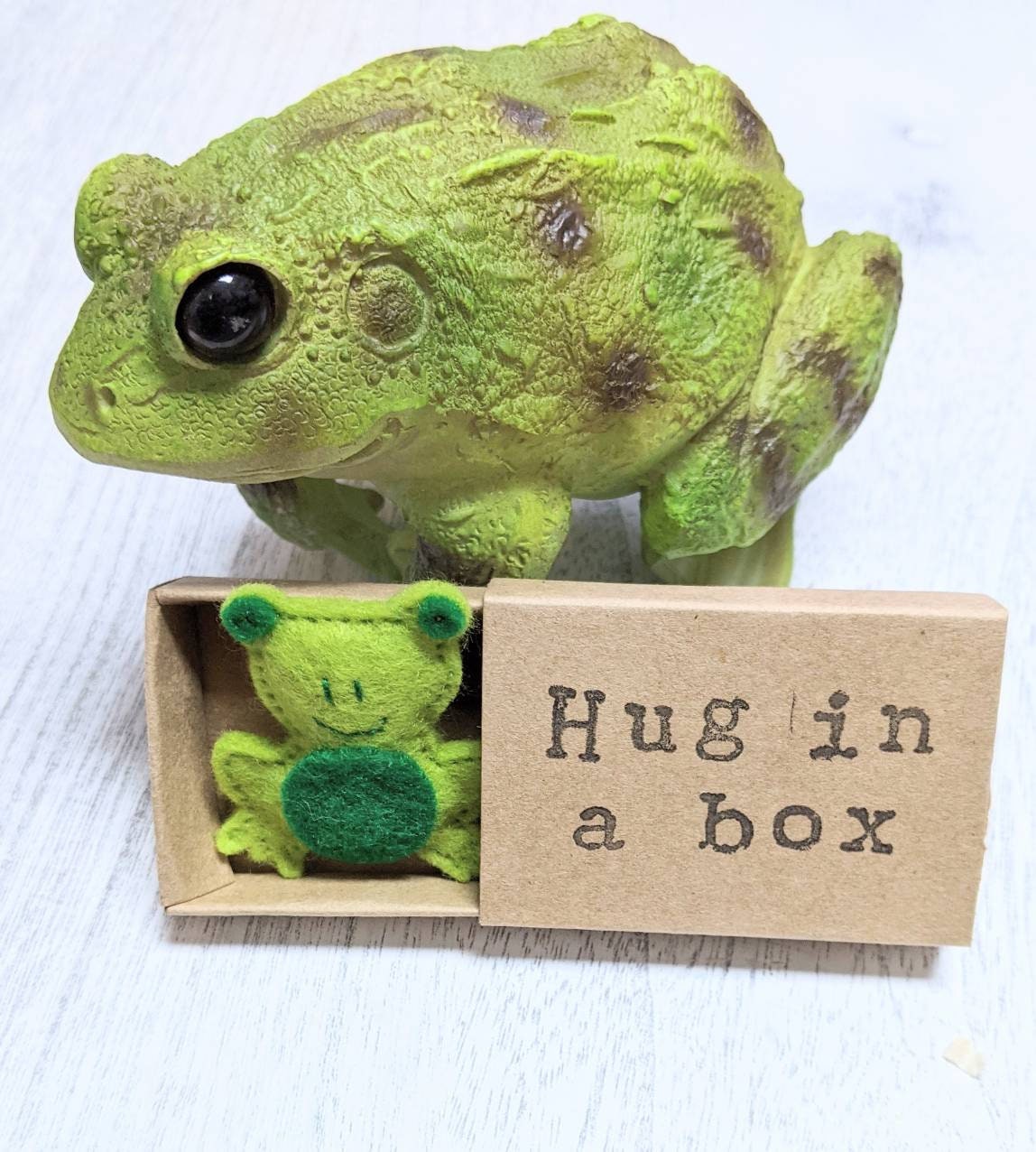 Frog Frog Gift Toad Hug in a Box Sending Love Positivity | Etsy