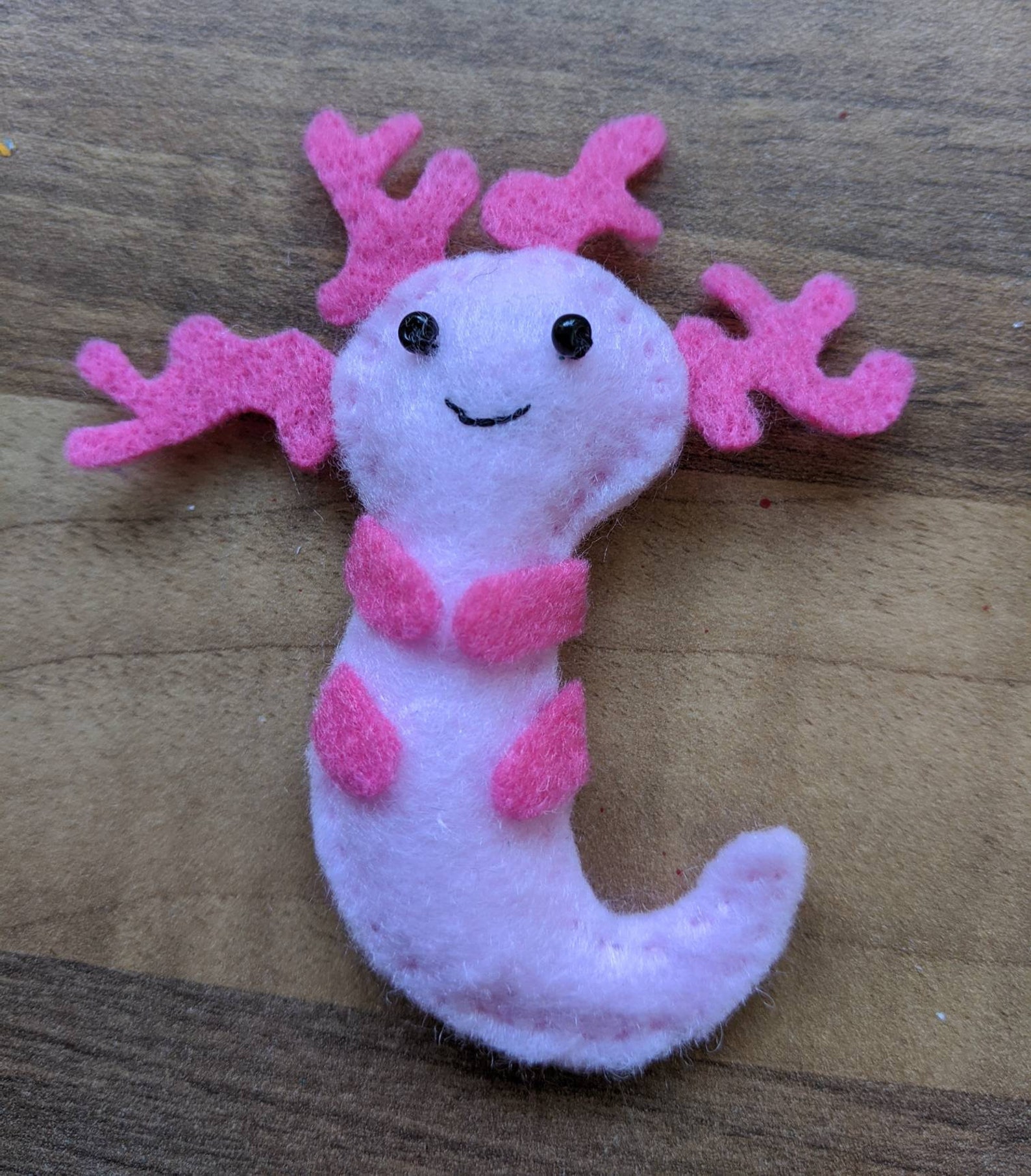 Axolotl Felt Axolotl I Love You Valentines Friendship - Etsy UK