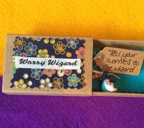 Worry wizard mental health awareness depression anxiety | Etsy