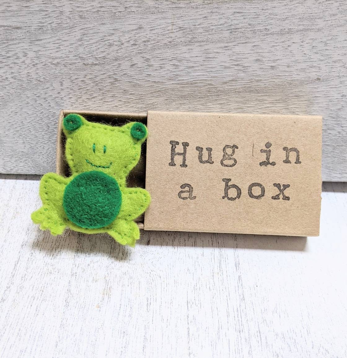 Frog Frog Gift Toad Hug in a Box Sending Love Positivity - Etsy