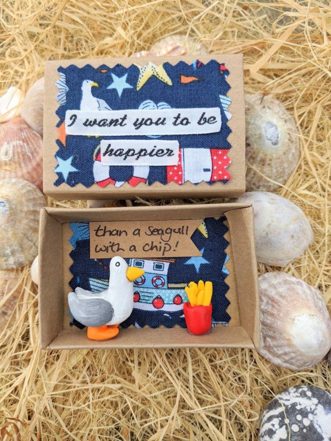 Seagull Gift, I Want You to Be Happier Than a Seagull With a Chip ...