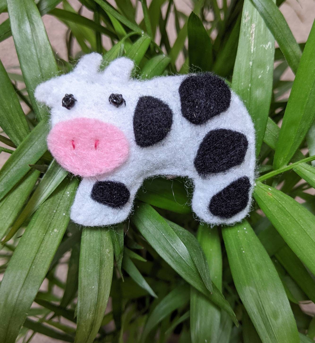 Cow Hug in a Box Positive Gift Felt Cow Mental Health - Etsy
