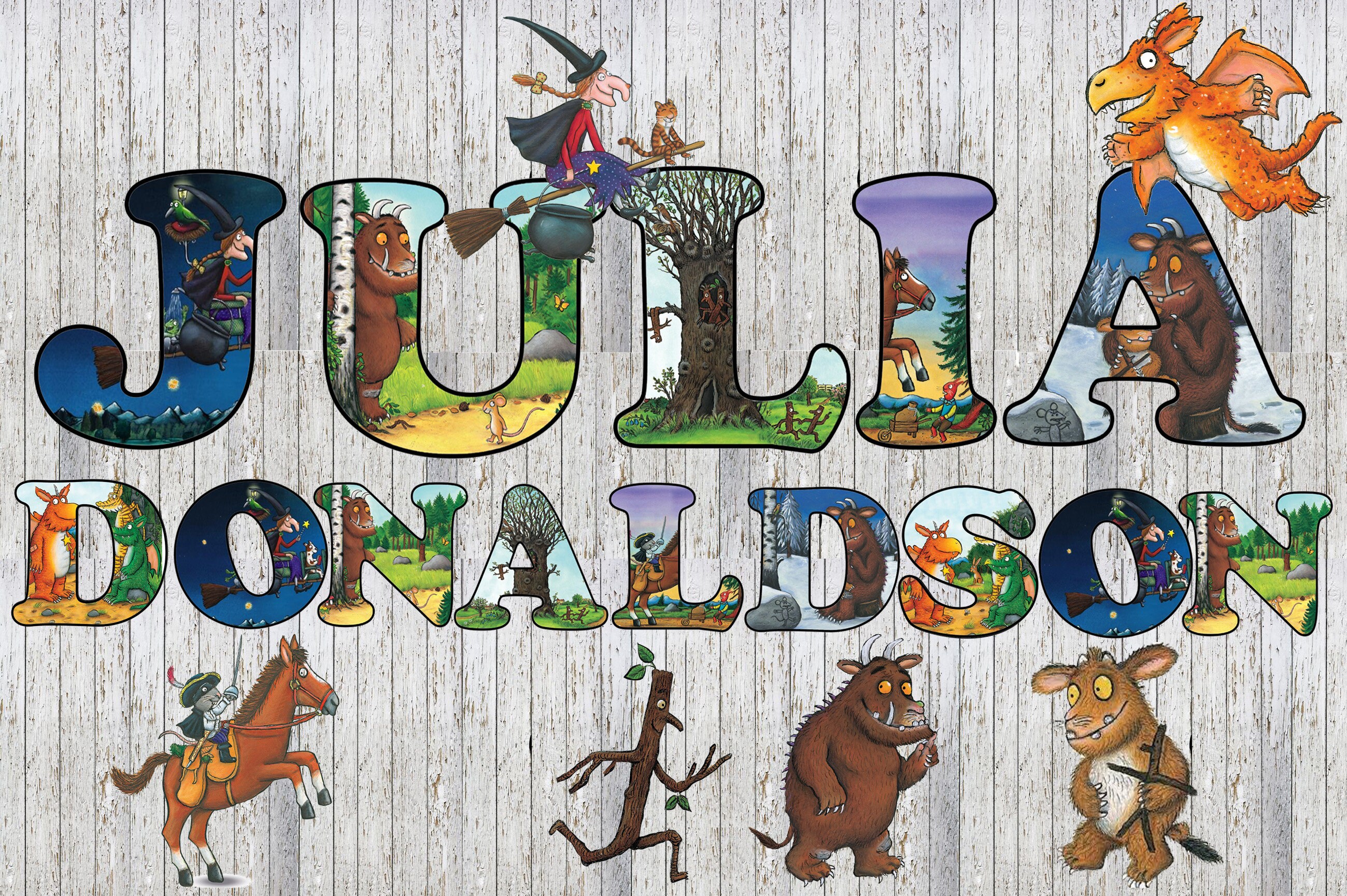 Julia Donaldson Bundle 222 Alphabet & Number Images Party | Etsy