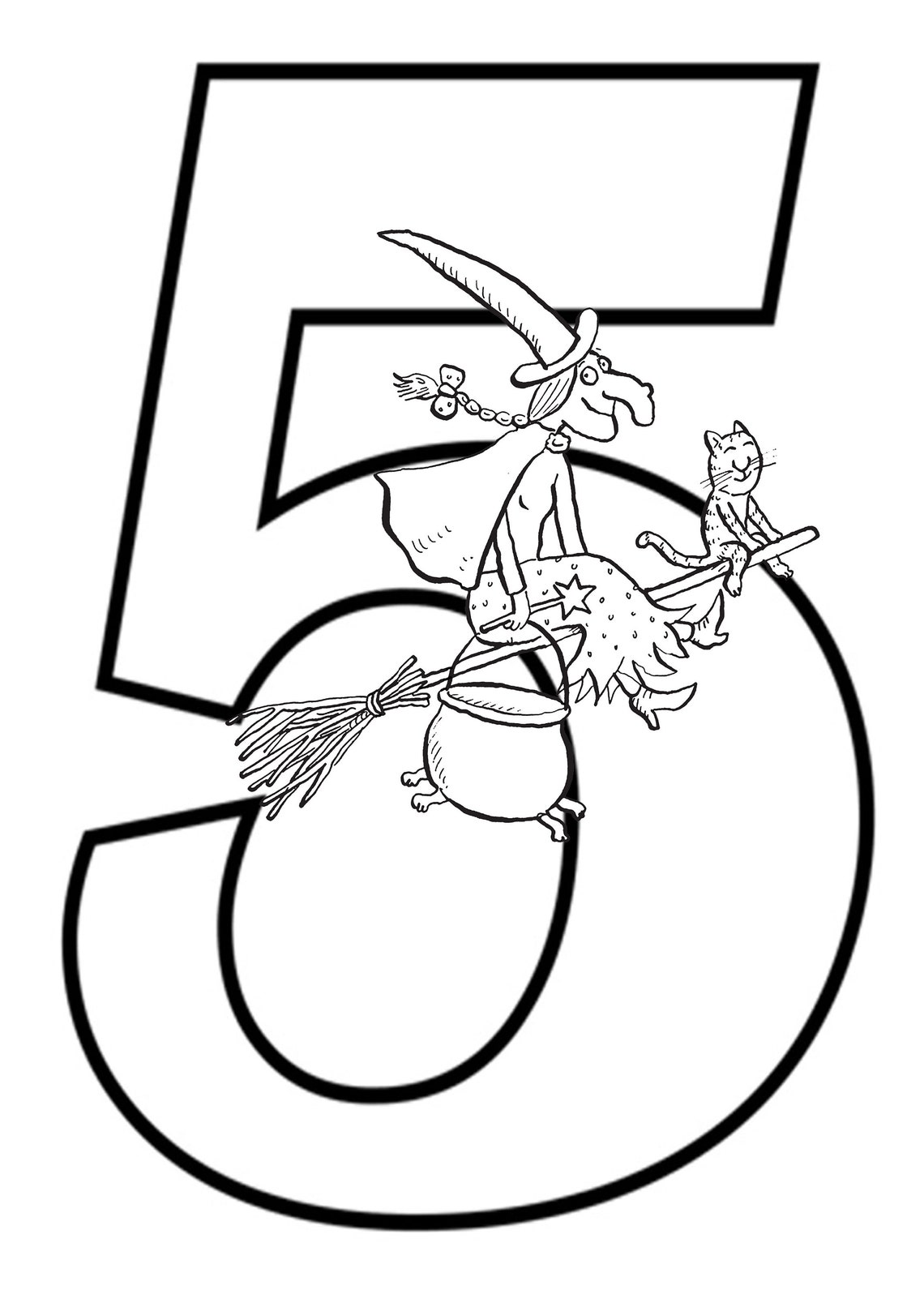 Room On The Broom Coloring Pages Coloring Pages