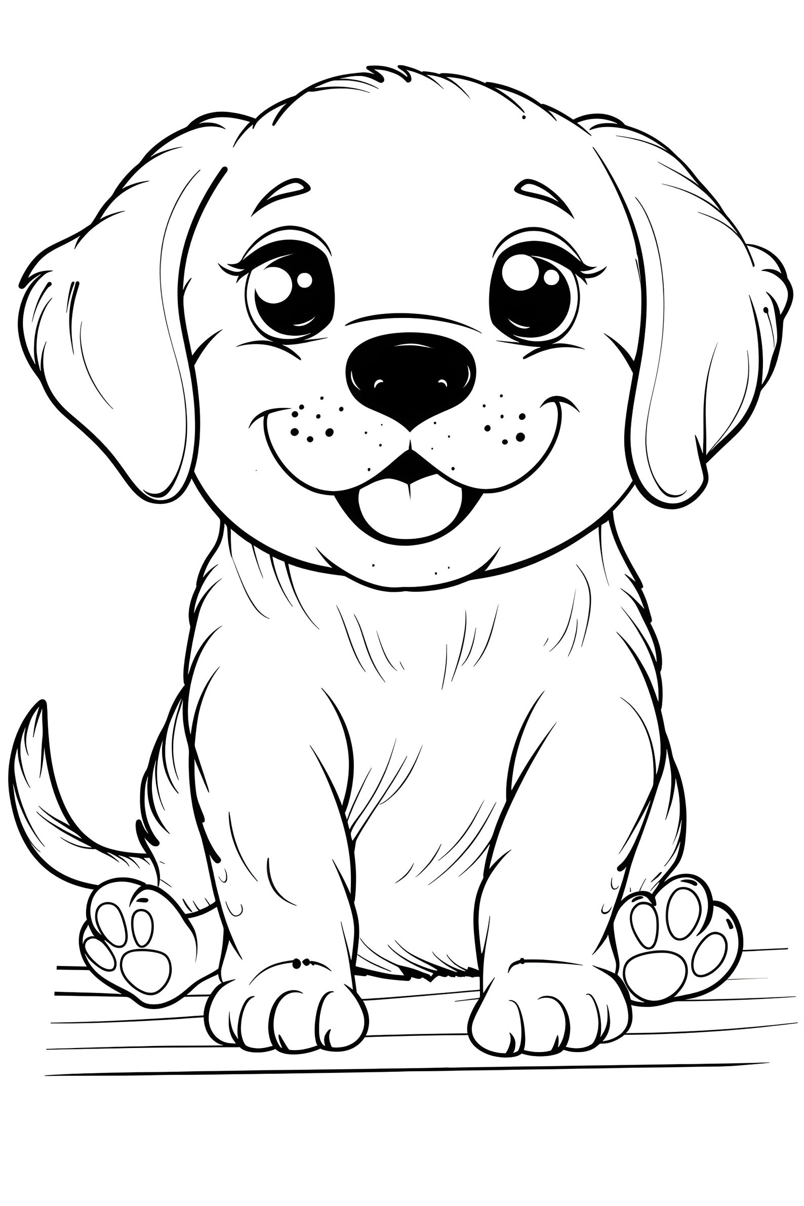 Puppy Friends Coloring Book - Etsy