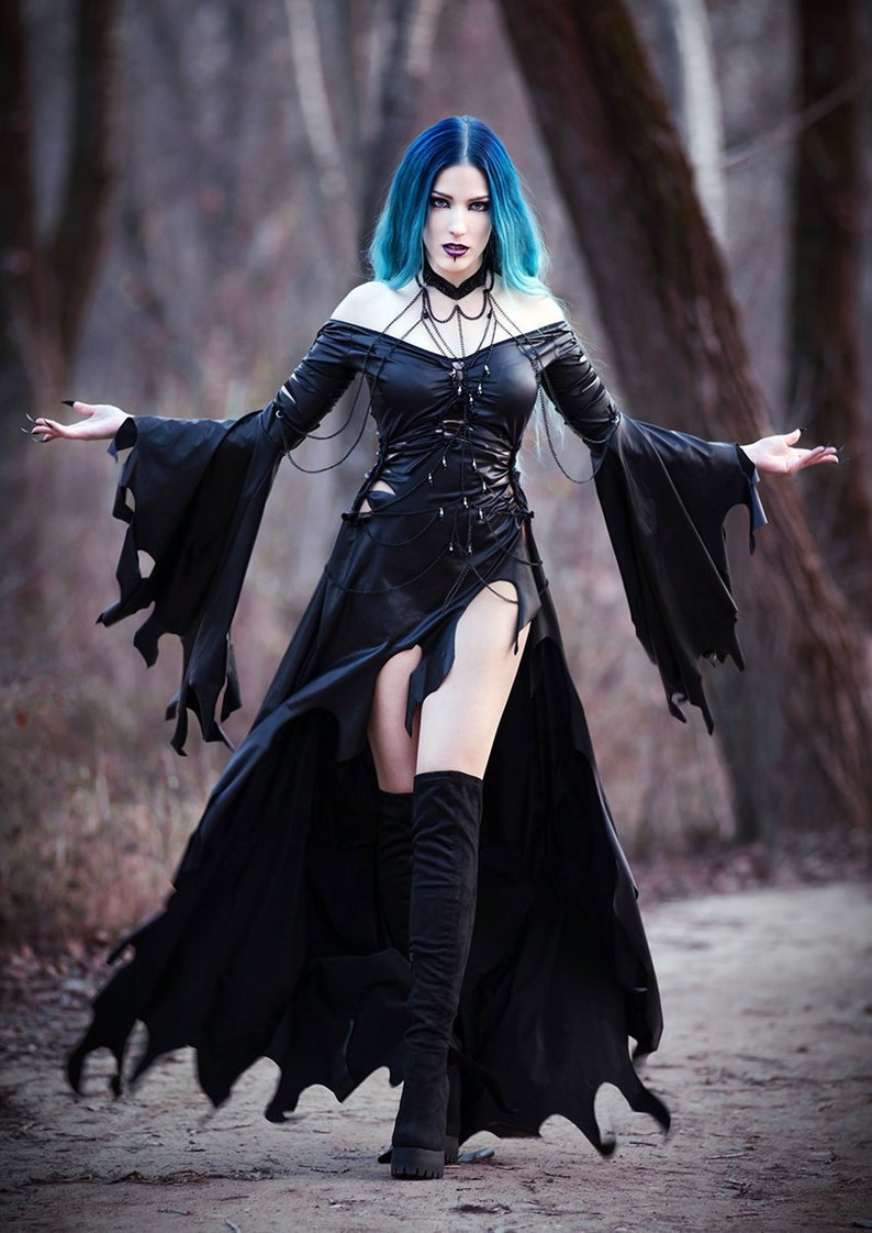 Daedra Posters Prints High Quality Gothic Model Dark Witch Etsy
