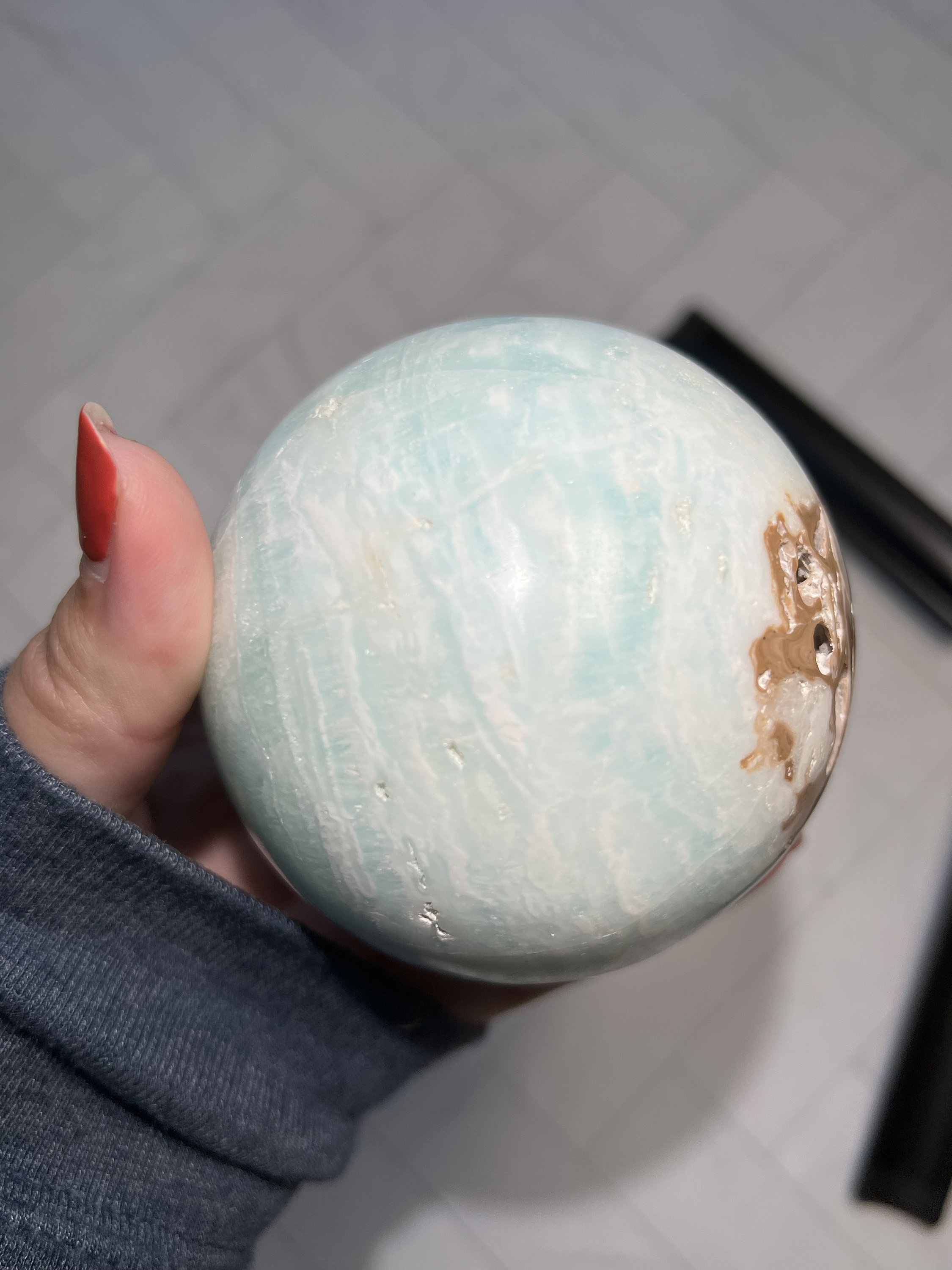 Large Beachy Shades of Light Aqua Blue Caribbean Calcite/aragonite ...