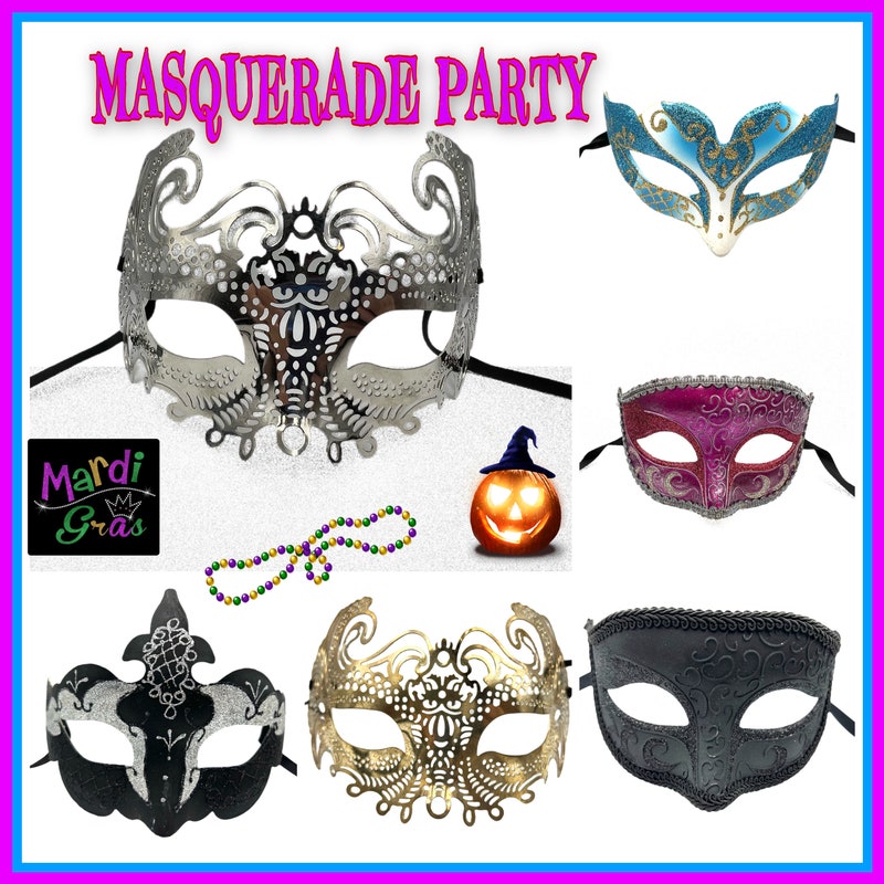 New Years Eve Mask - Etsy