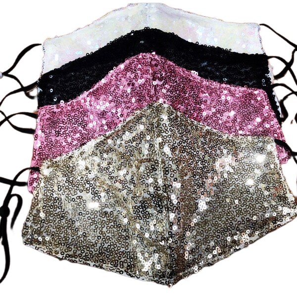 Bling Face Mask Pack With Filter - Etsy