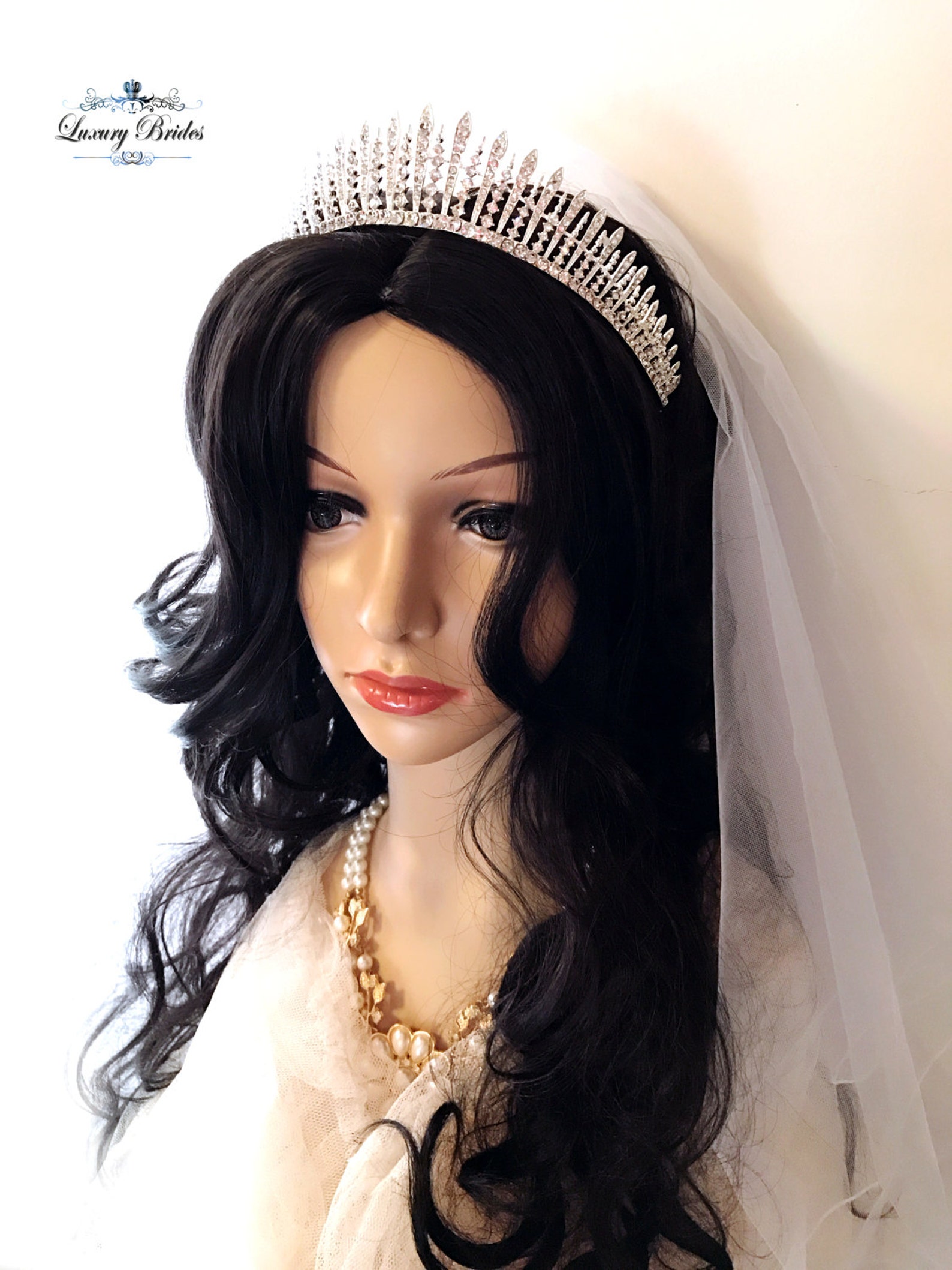 Bridal Tiara, Swarovski Crystal Tiara, Princess Tiara, Wedding Tiara ...