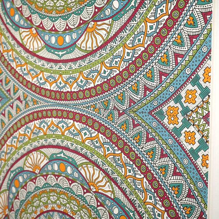 Pastel Mandala Wall Strip | Etsy