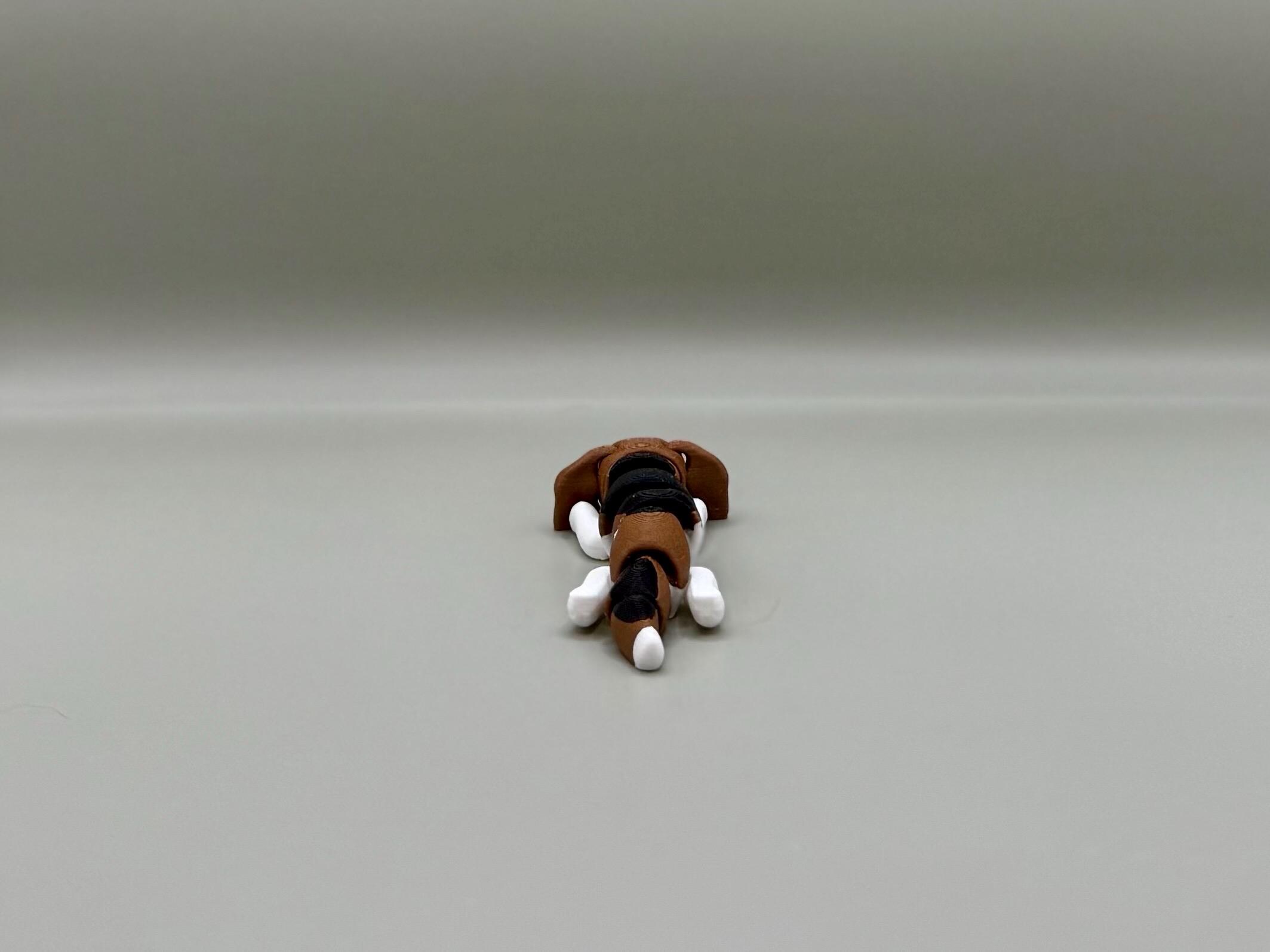 3D Printed Beagle Dog – Articulated Flexi Puppy Toy – Beagle Lover Gift ...
