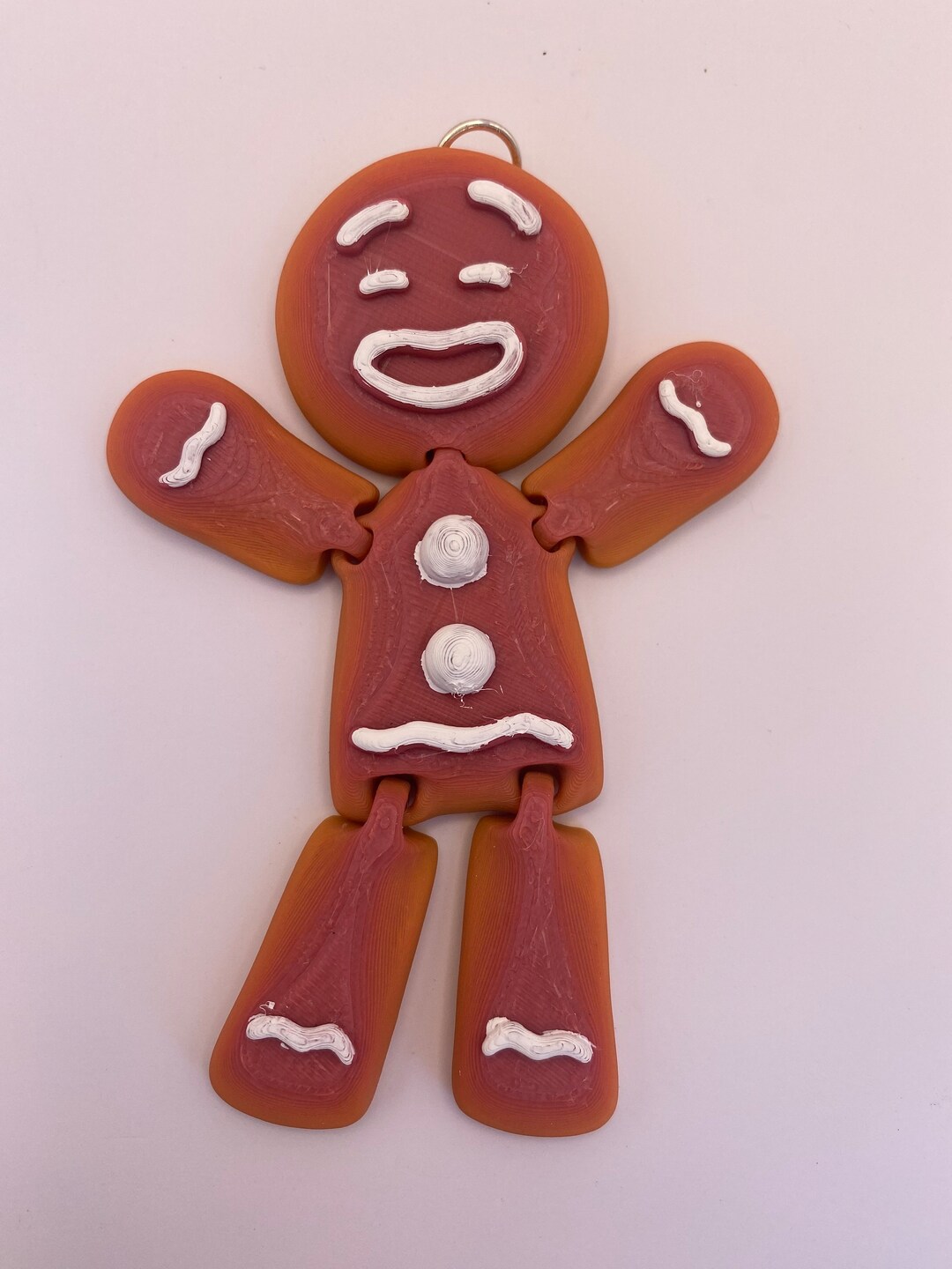 3D Printed Gingerbread Man Ornament - Etsy