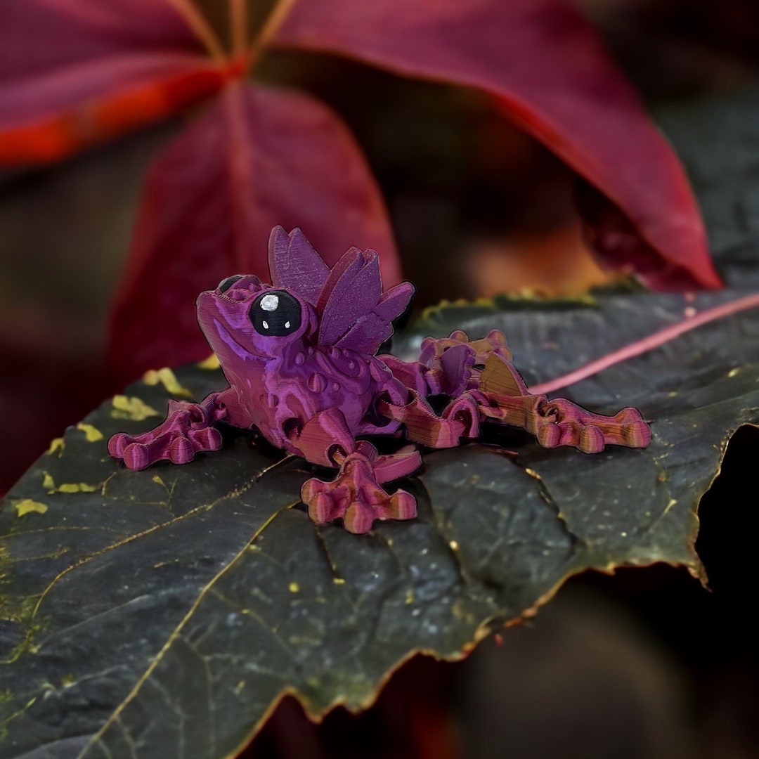 3D Printed Flutter Frog - Etsy