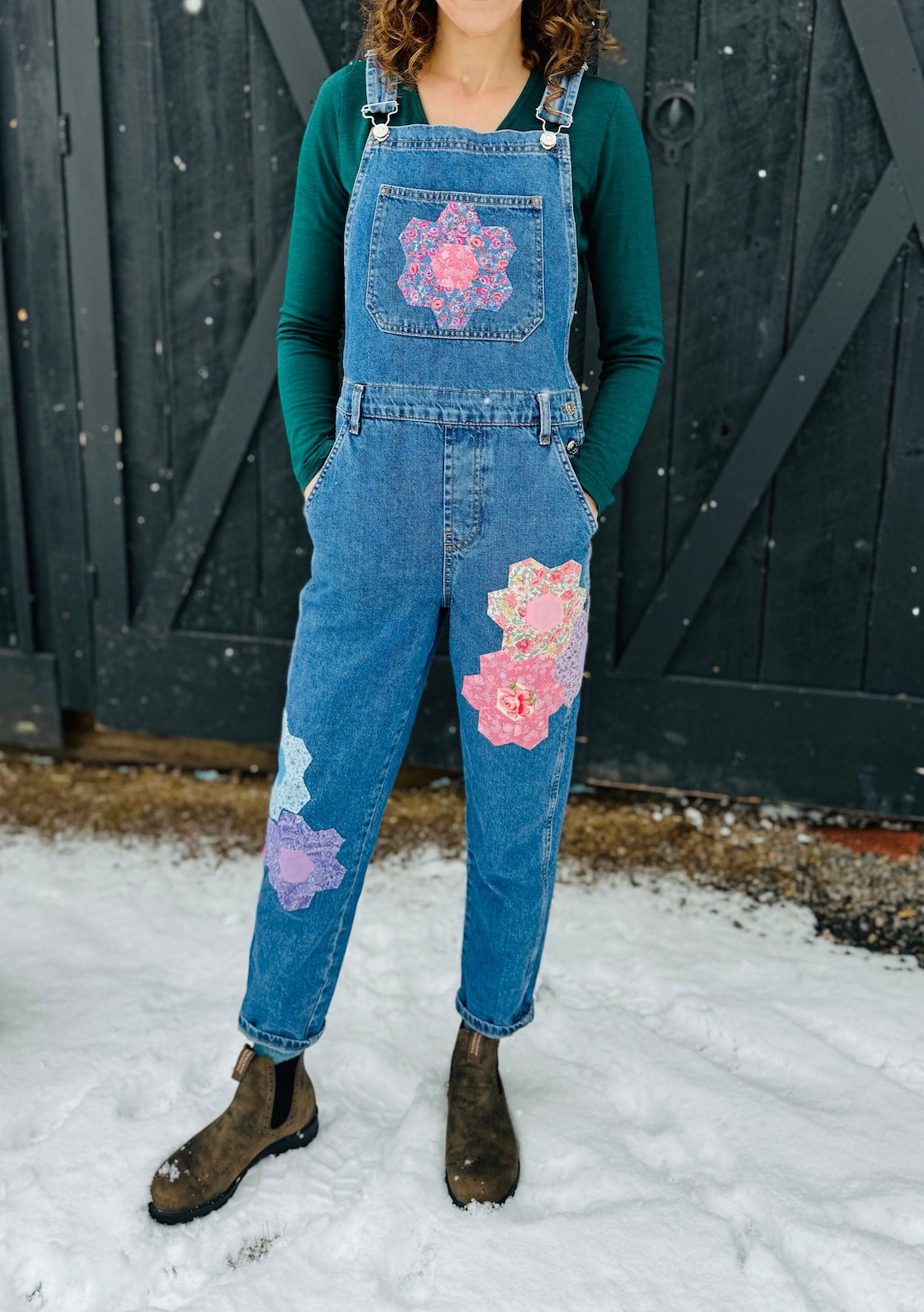 Flower Patch Overalls - Etsy