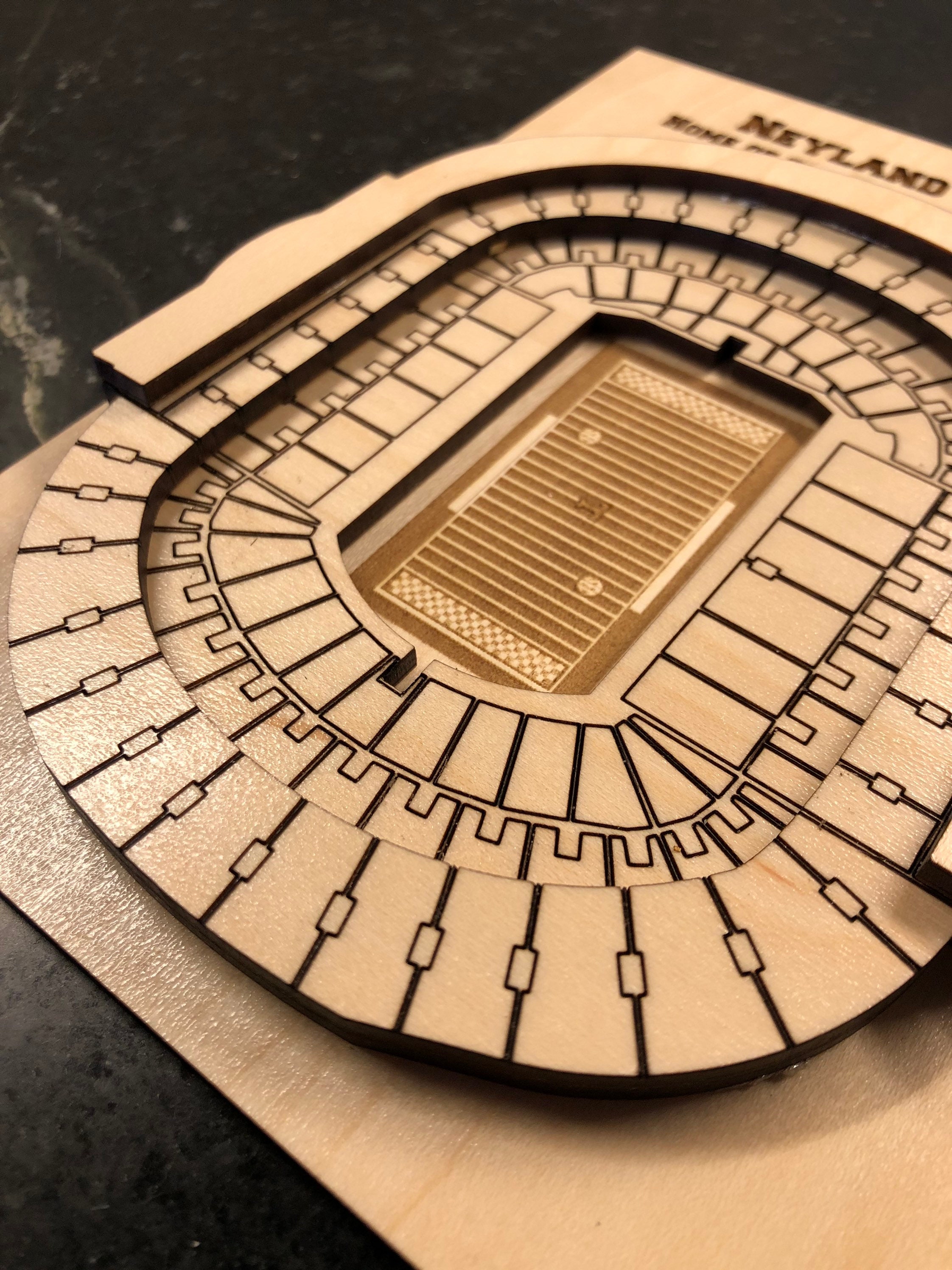Tennessee Volunteers Neyland Stadium Maple Laser-Cut and | Etsy