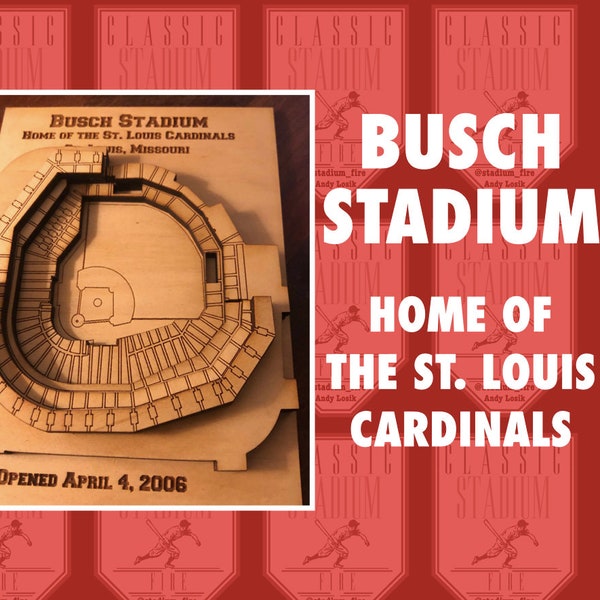 Busch Stadium Laser Cut - Etsy
