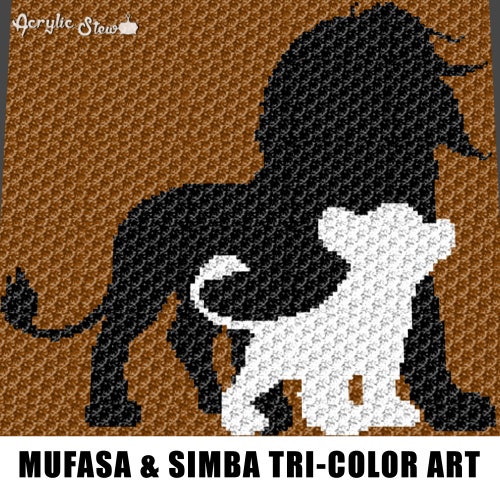 C2C Lion Crochet Pattern / Corner to Corner / C2C Animal - Etsy