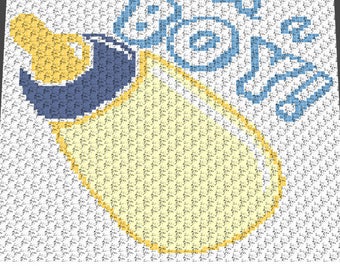 Baby Boy Graphgan Pattern Corner to Corner C2C Crochet | Etsy