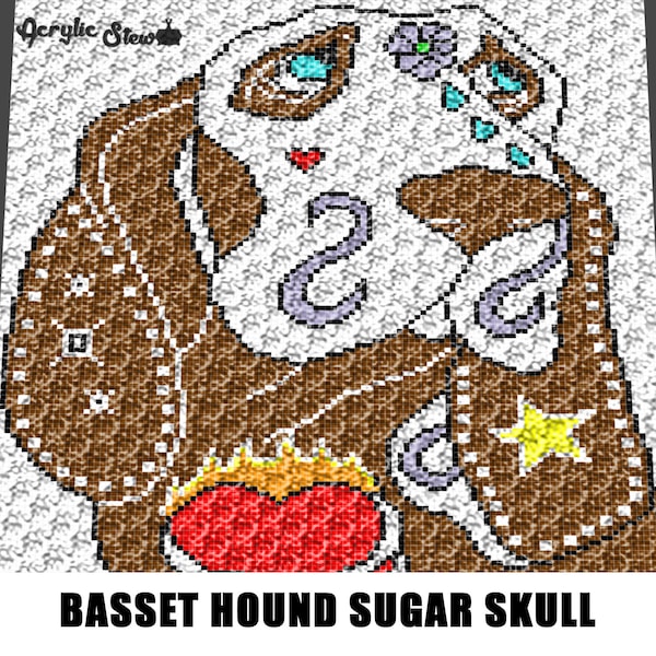 Skull Graphgan Pattern - Etsy