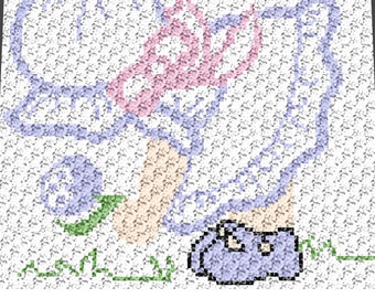 Baby Graphgan Pattern Corner to Corner C2C Crochet | Etsy