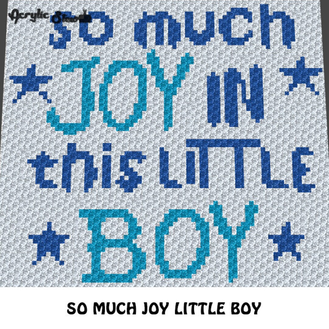 Baby Graphgan Pattern - Corner to Corner - C2C - SC - so Much Joy ...