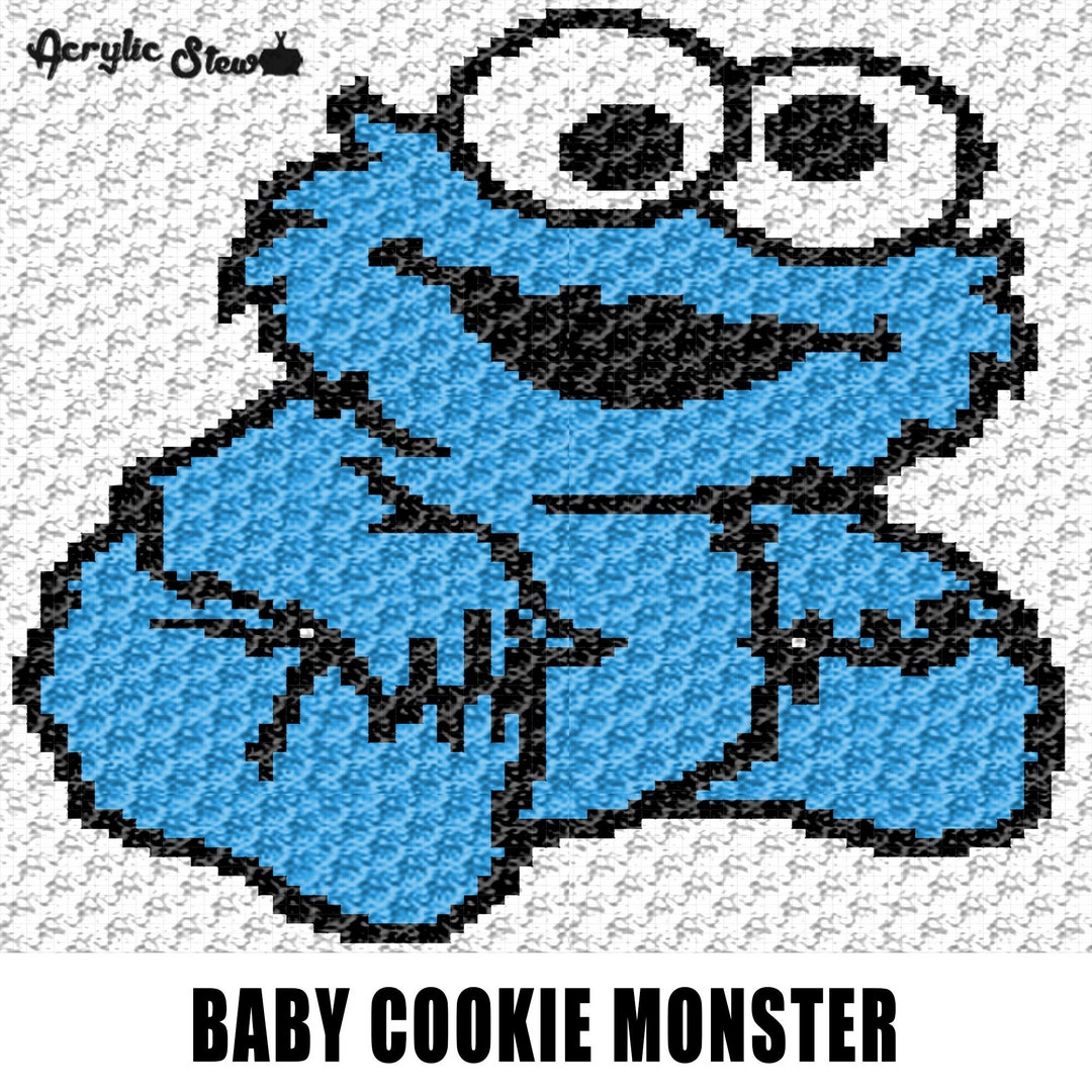 Baby Graphgan Pattern - Corner to Corner - C2C - SC - Baby Blue Cookie ...