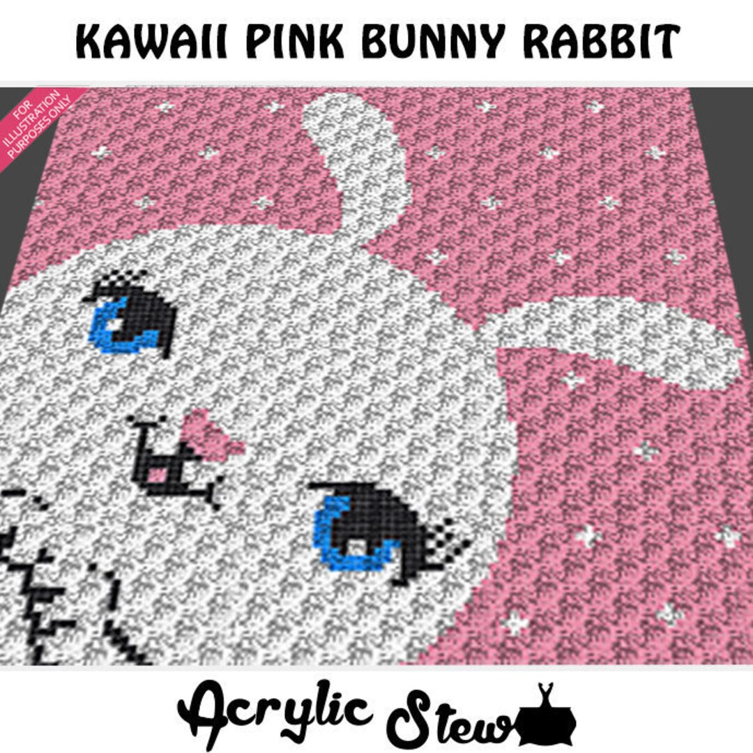 Baby Graphgan Pattern - Corner to Corner - C2C Crochet - Cute Kawaii ...