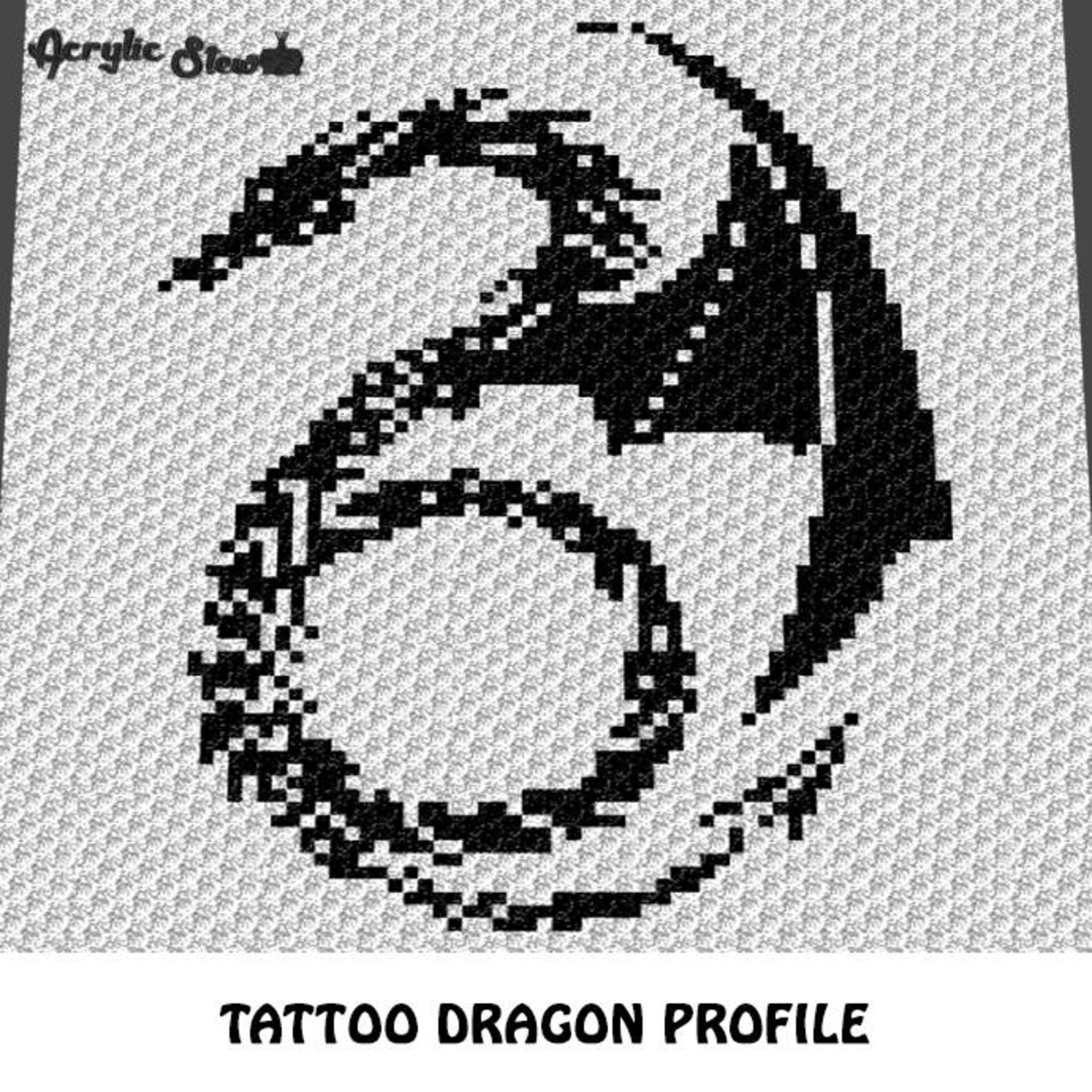 Graphgan Pattern Corner to Corner C2C Crochet Tattoo - Etsy