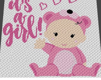 Baby Graphgan Pattern Corner to Corner C2C Crochet | Etsy