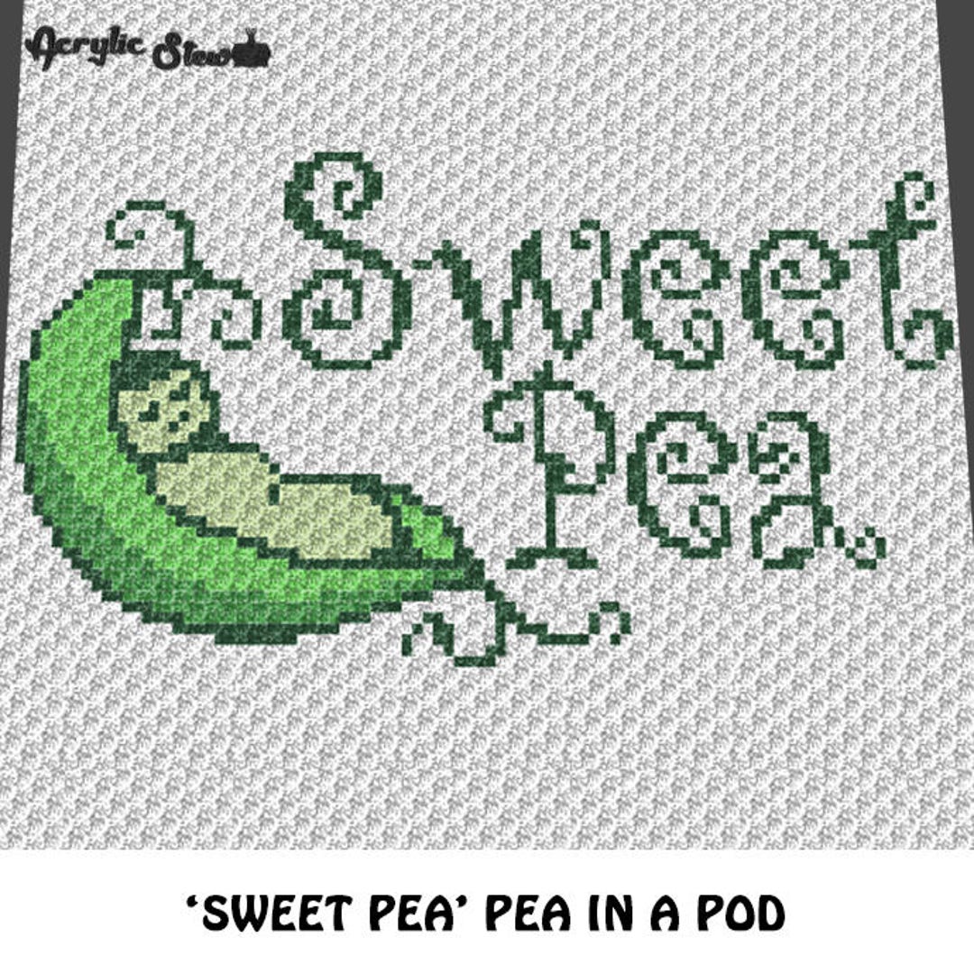 Baby Graphgan Pattern - Corner to Corner - C2C Crochet - Sweet Pea in a ...