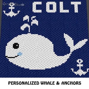Baby Graphgan Pattern - Corner to Corner - C2C - Custom Personal Whale ...