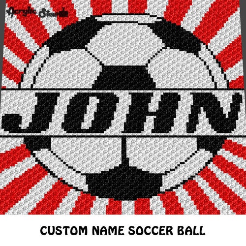 C2C Soccer Ball Sport Crochet Pattern / C2C Graphgan / Corner - Etsy
