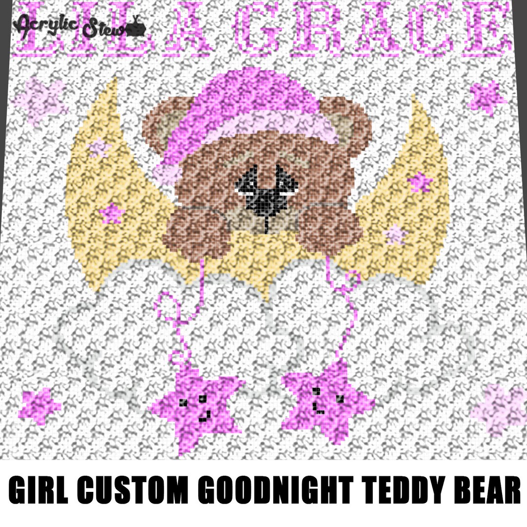 Custom Graphgan Pattern - Corner to Corner - C2C - Custom Personalized ...