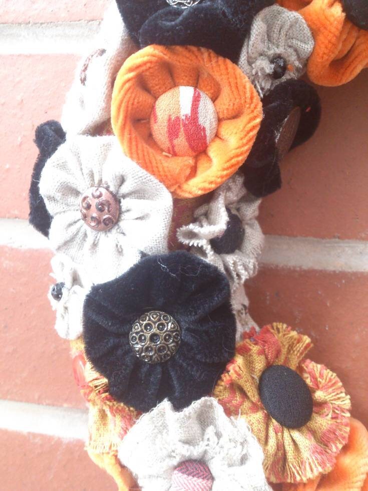 Autumnal, Fall, October Fest, Halloween Handmade Wreath - Etsy