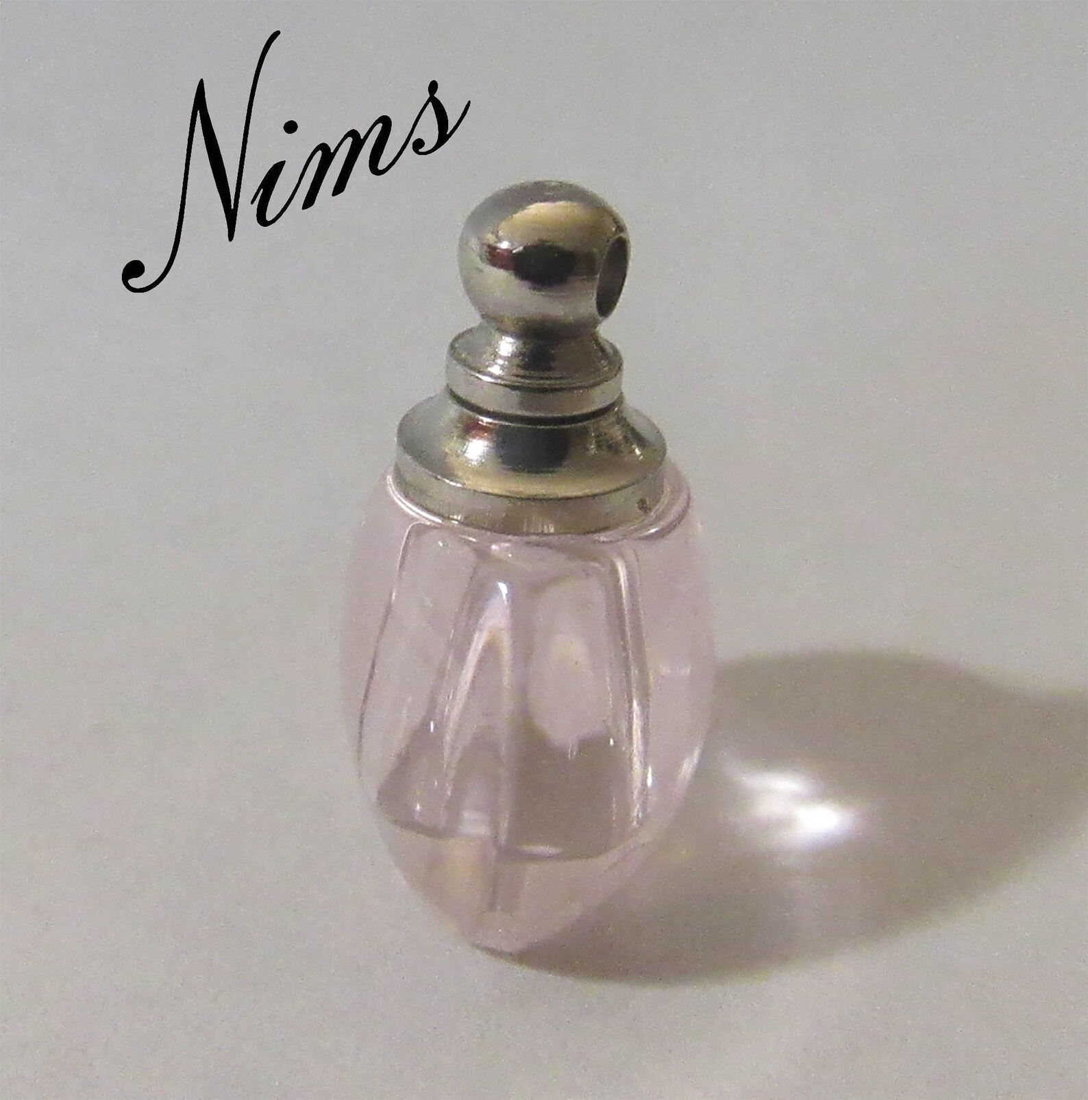 Pretty Pink Real Crystal Perfume Bottle Miniature Tiny - Etsy