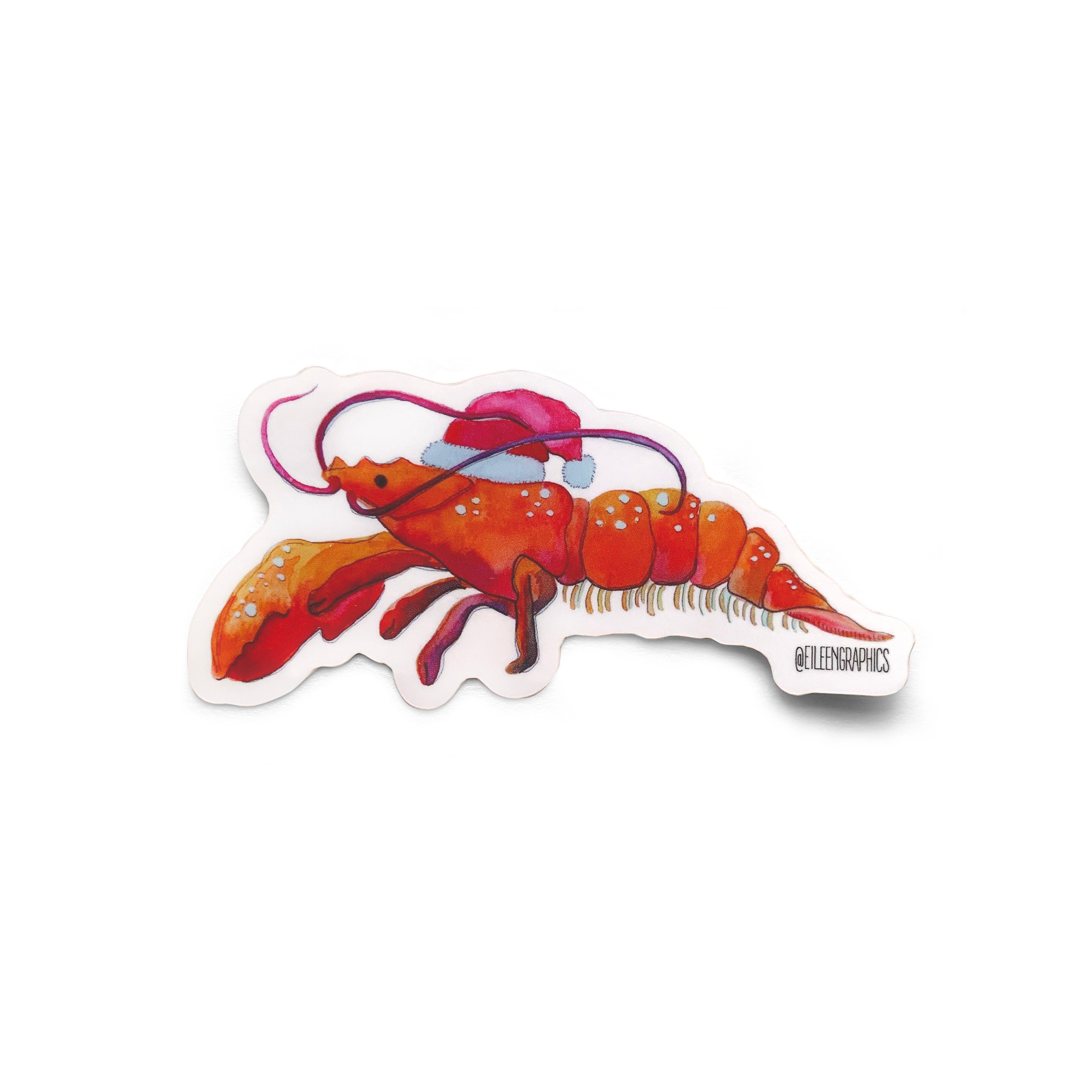 Eileen Graphics Santa Claws Sticker Designed in Newport RI - Etsy