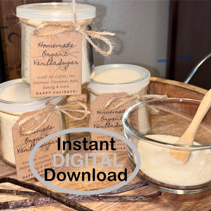 Vanilla Sugar Tags - Etsy