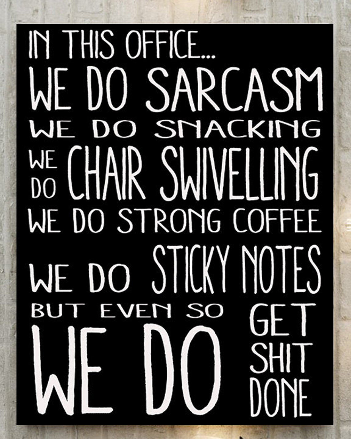 Funny Office Wall Art Digital Office Download Quote Print - Etsy Canada