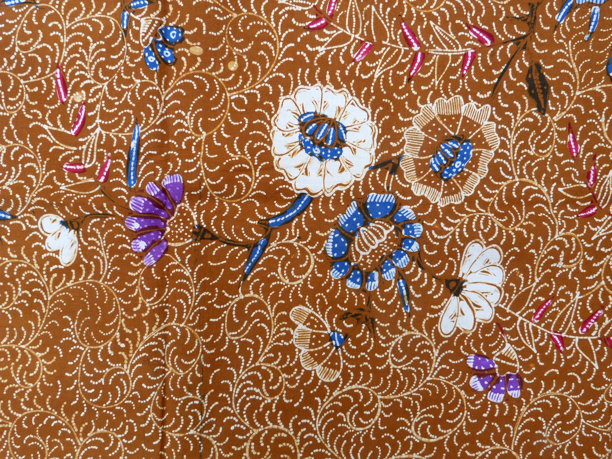 Batik algodón sarong tela hecha a mano indonesio Batik Kain Tulis de ...