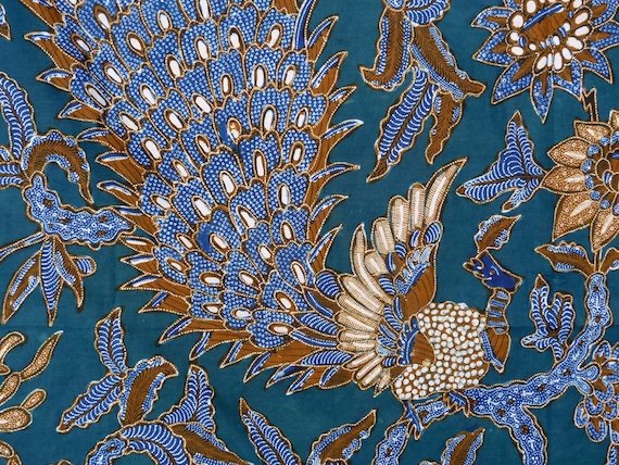 Batik Cotton Sarong Fabric Handmade Indonésien Batik Kain Tuli | Etsy