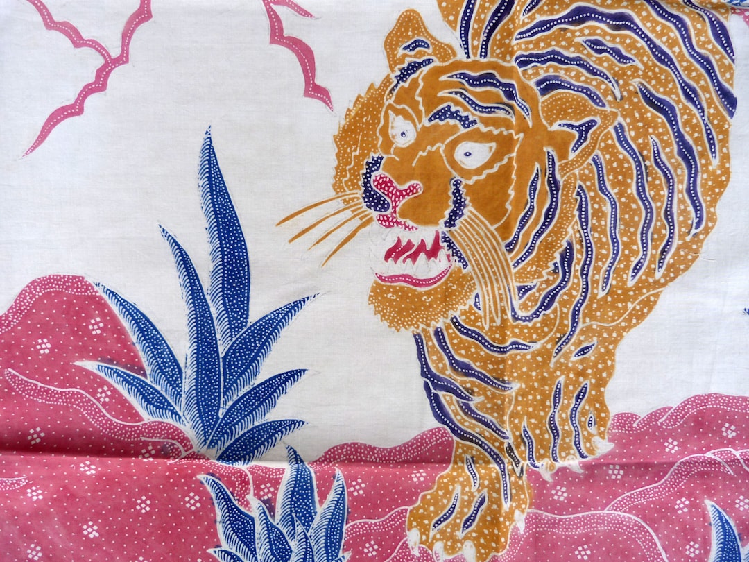 Batik Cotton Sarong Fabric Fully Handmade Indonesian Batik - Etsy