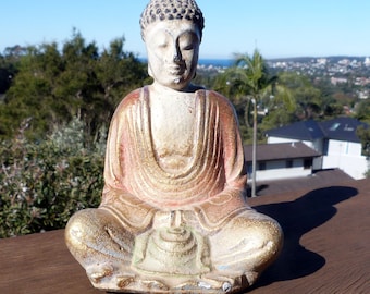 Plaster Buddha - Etsy