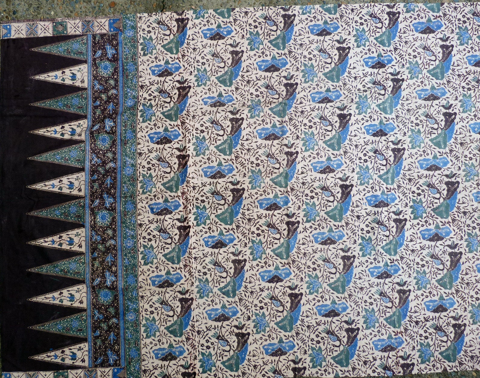 Batik Cotton Sarong Fabric Gorgeous Fully Handmade Indonésien Batik ...