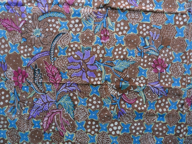 Batik Cotton Sarong Fabric Fully Handmade Indonesian Batik - Etsy