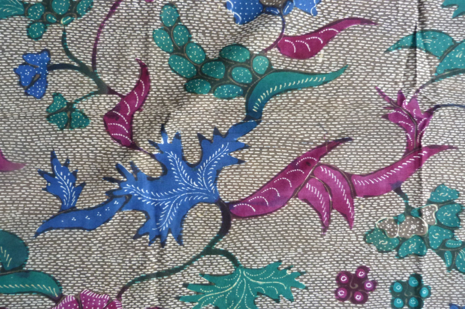 Batik Cotton Sarong Fabric Old Batik Handmade Indonesian - Etsy