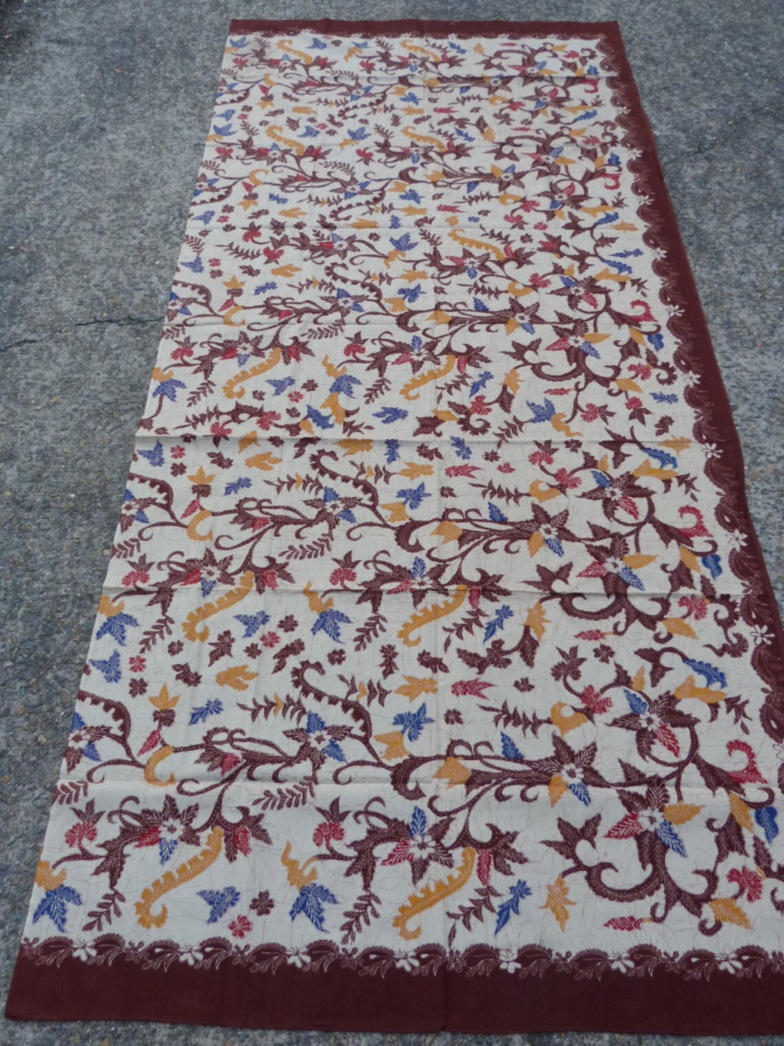 Batik Cotton Sarong Fabric Batik Handmade Indonesian Kain - Etsy